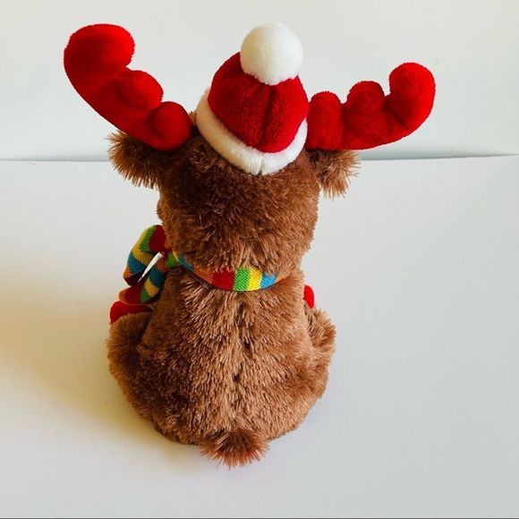 Toys | Sound N Light Animatronic Singing Moose Plush Animated Brown ...